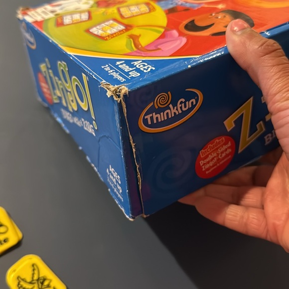 Thinkfun | Toys | Think Zingo Bingo With A Zing Game Board Game 4yrs So ...